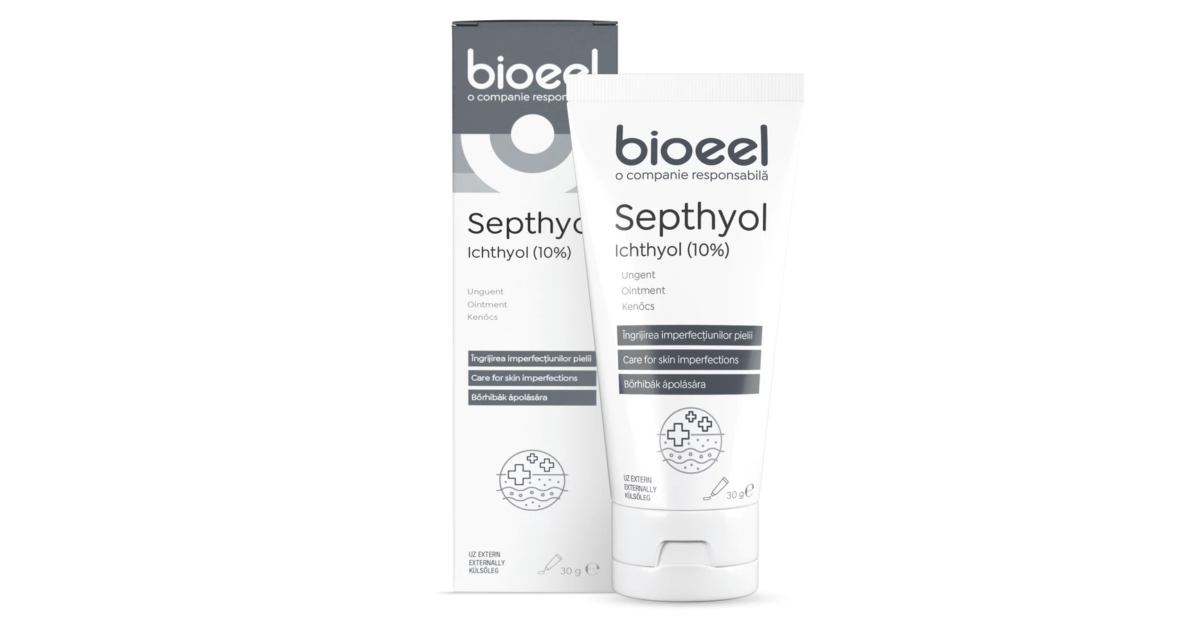 Bioeel Septhyol (10% Ichthiol) kenőcs 30gr - Bioeel - Bioeelshop - in ...
